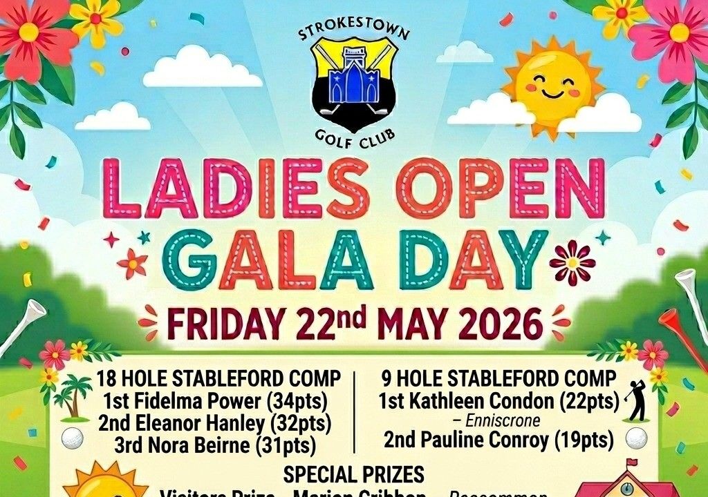 Strokestown Golf Club: Ladies Open Gala Day erfolgreich abgeschlossen ...