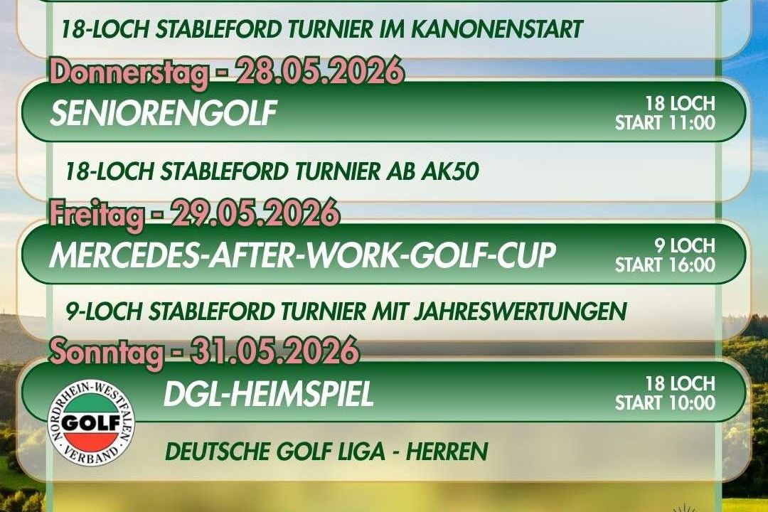 Golf Bad Münstereifel: Sommerliche Bedingungen und neue Trikes - Golf Post