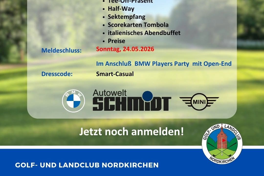 BMW Golf Cup 2026: Letzte Plätze in Nordkirchen - Golf Post