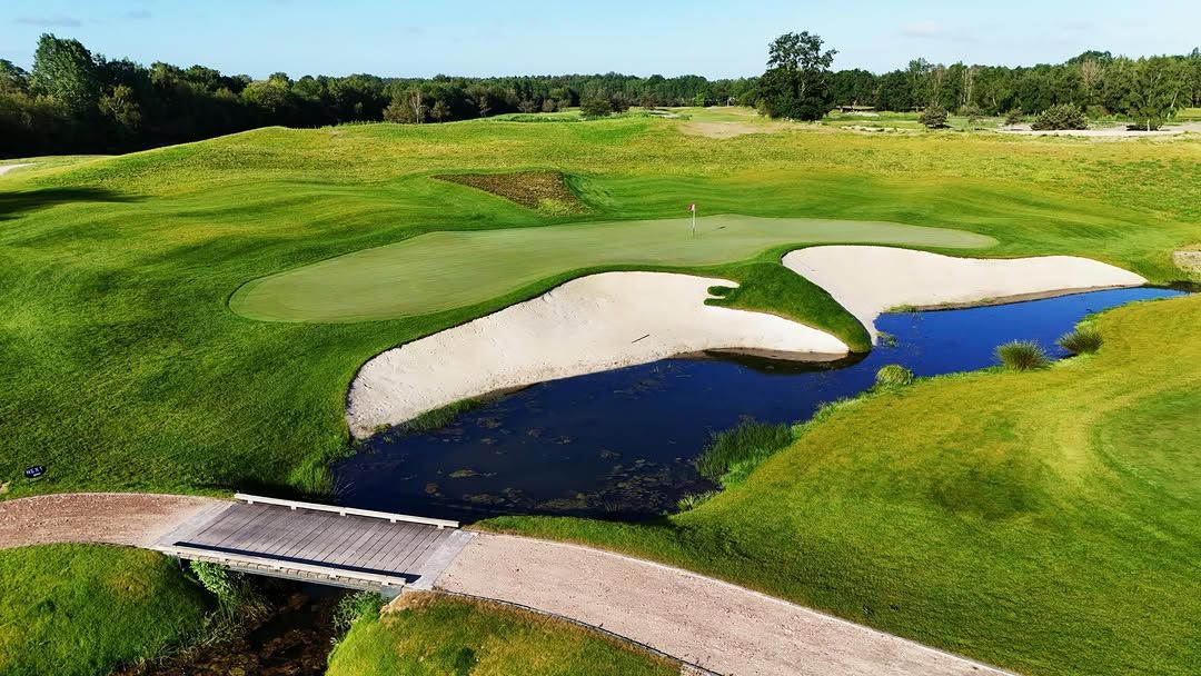Green Eagle: Grün mit Adler-Silhouette - Golf Post