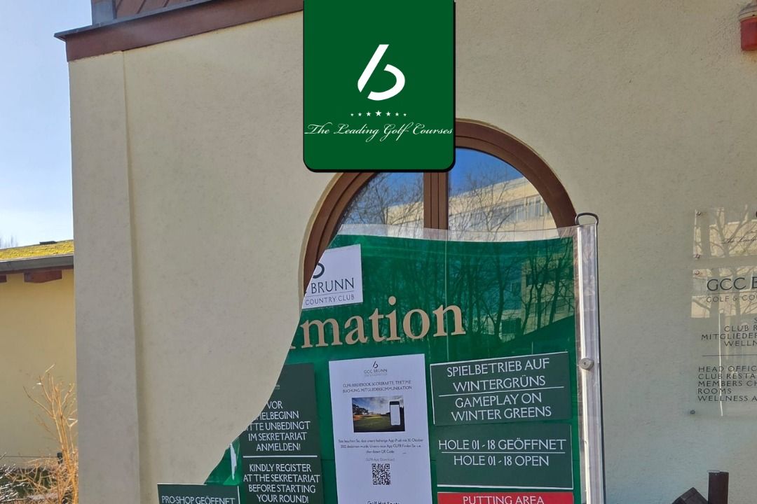 GCC Brunn: Modernes Digital Signage ersetzt alte Infotafel - Golf Post