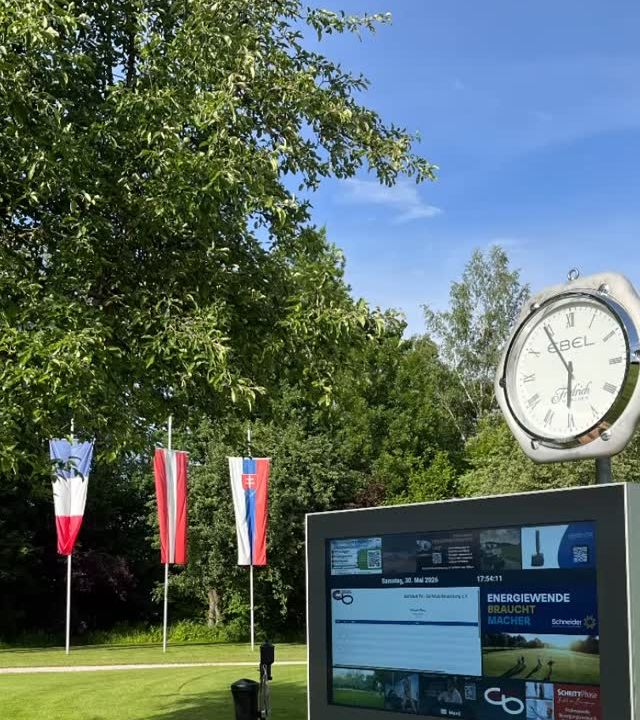GC Beuerberg: Neue Displays für mehr Transparenz - Golf Post