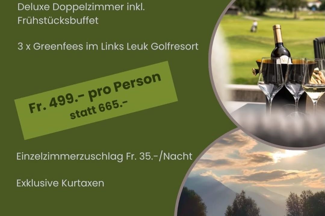 Golf Club Leuk: Juni-Special im Links Resort - Golf Post