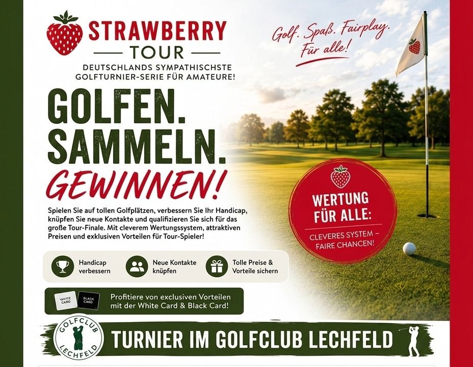 Strawberry Tour: GC Lechfeld lädt zum Amateturnier - Golf Post